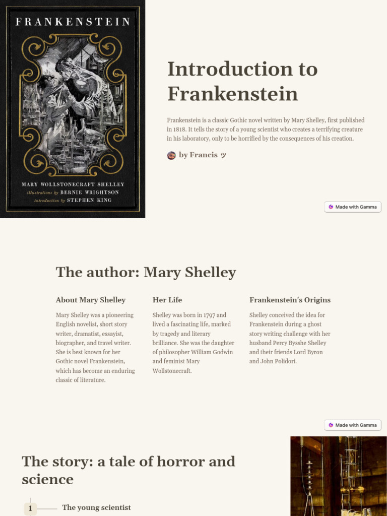 Frankestein | PDF | Frankenstein | Mary Shelley