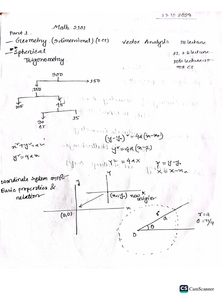 Geometry Lecture | PDF