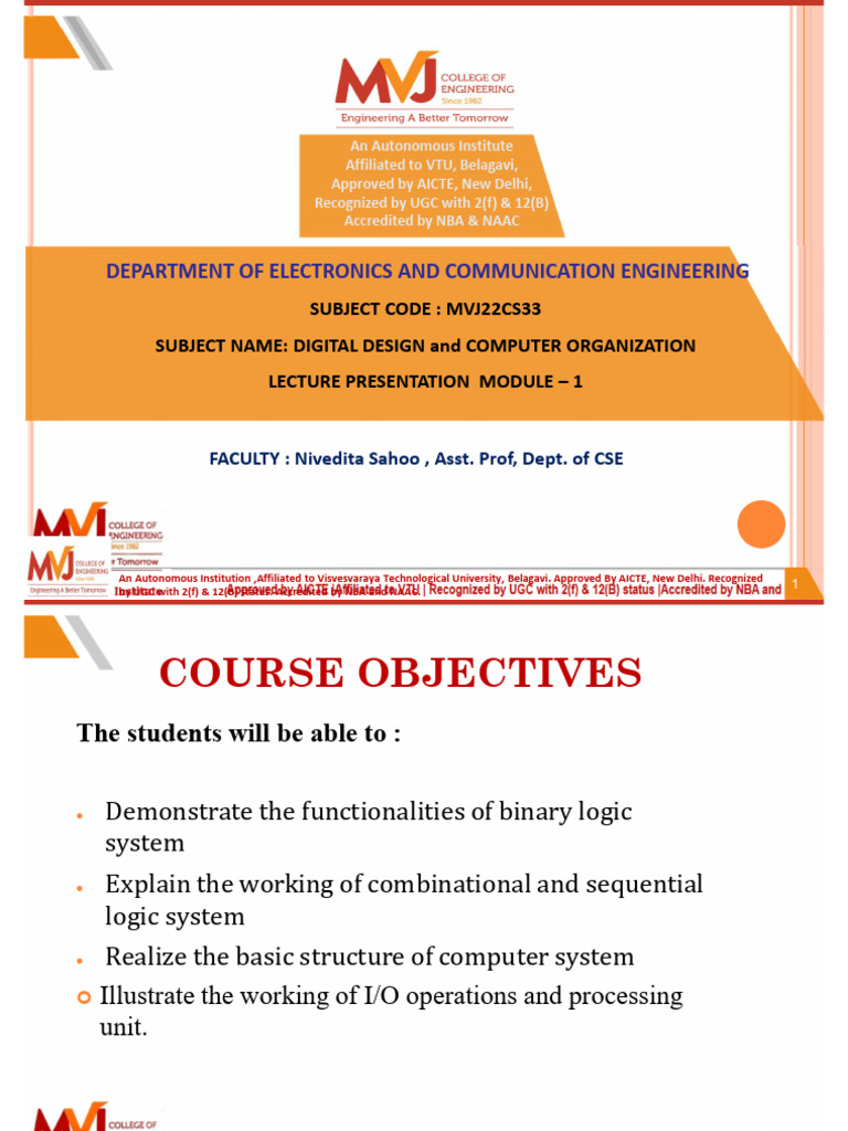 Module 1 PDF | PDF | Logic Gate | Analog To Digital Converter Module 1 PDF | PDF | Logic Gate | Analog To Digital Converter
