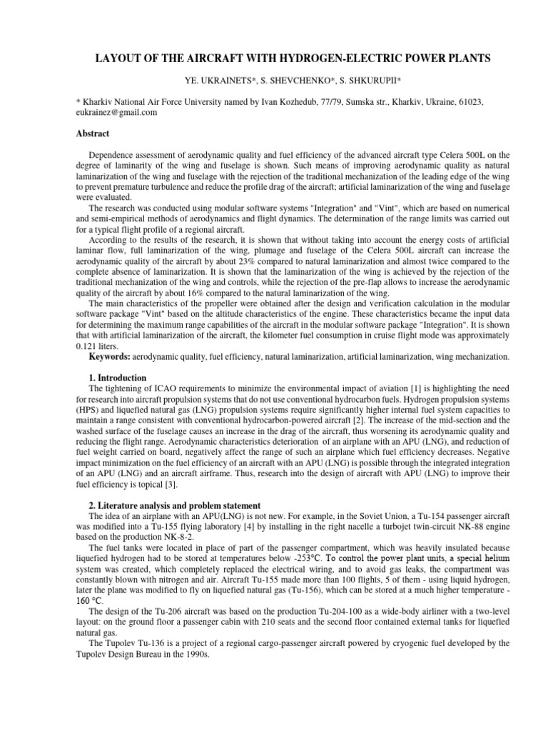 Layout of The Aircraft - 12 | PDF | Aircraft | Flap (Aeronautics)