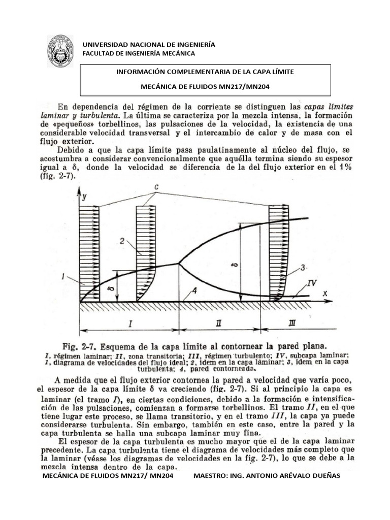 Información sobre Capa Límite Térmica | PDF | Capa límite | Mecánica de ...