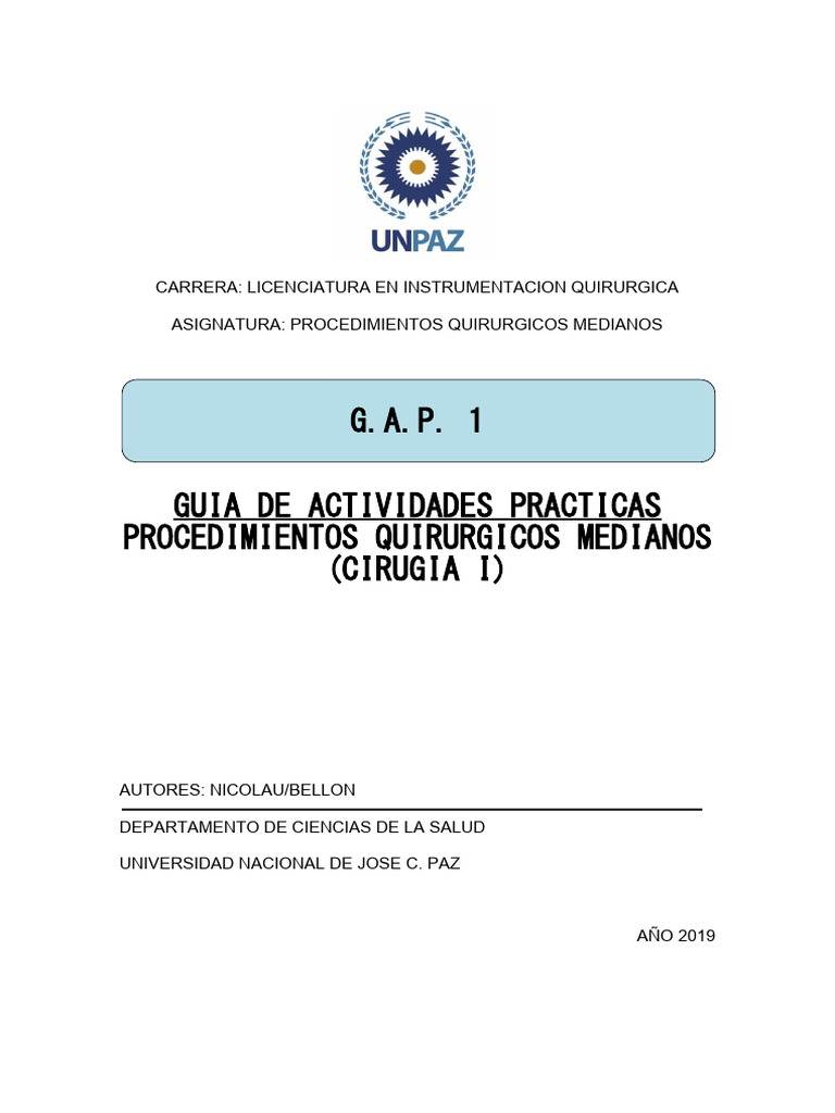 Guía Práctica de Cirugía Mediana 2019 | PDF | Cirugía | Especialidades ...
