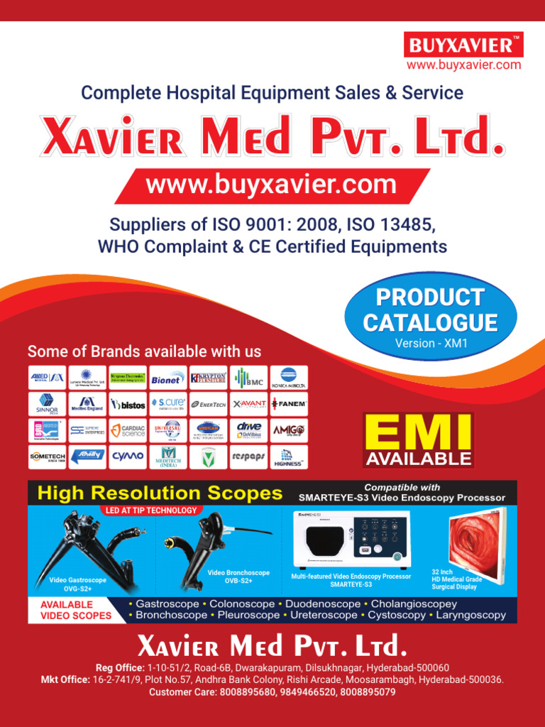 Xavier Med Booklet | PDF | Clinical Medicine | Medical Equipment