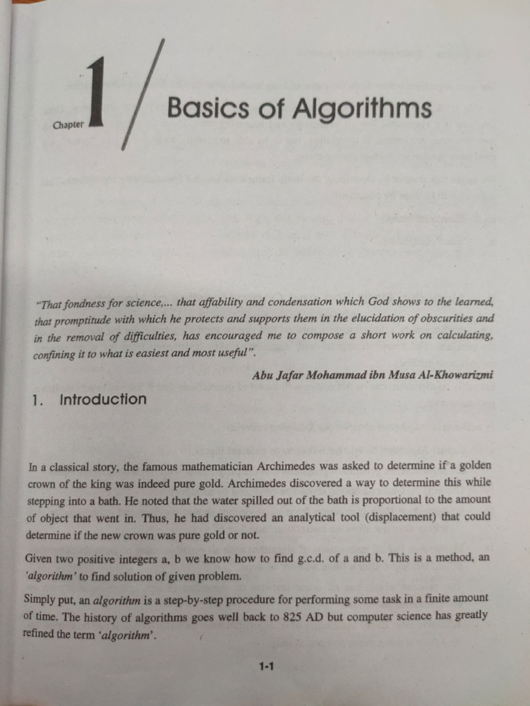 Basic of Algorithm | PDF