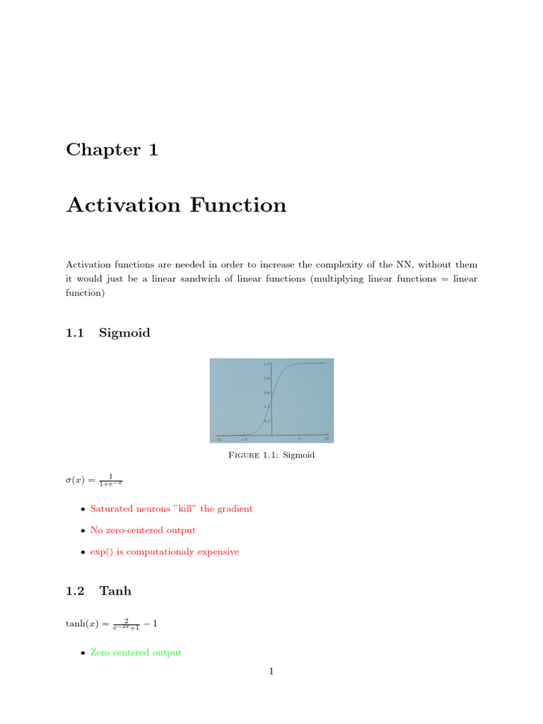Activation F | PDF | Computational Neuroscience | Machine Learning