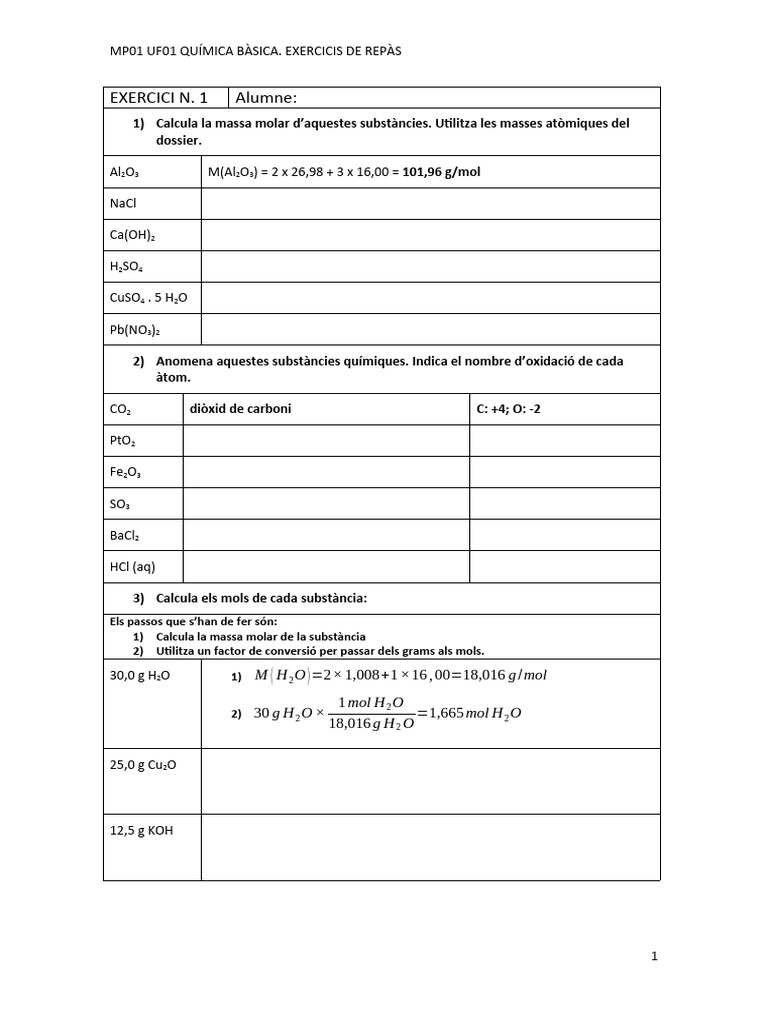 MP01 Uf1 Exercicis Repàs 01 | PDF