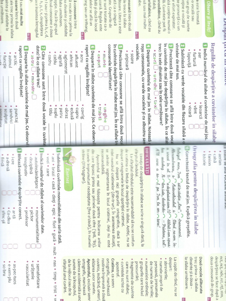 Despartirea in Silabe Art | PDF