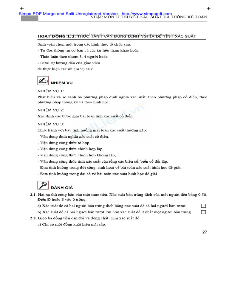 Da1 Xac Xuat Thong Ke Phan 1 Nls Split 3 1876 | PDF