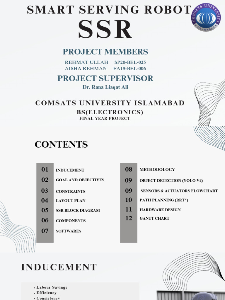 Smart Serving Robot Fyp | PDF | Computing | Computer Science