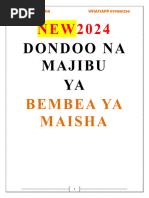 Maudhui Na Sifa Za Wahusika Katika Tamthilia Ya Bembea Ya Maisha | PDF