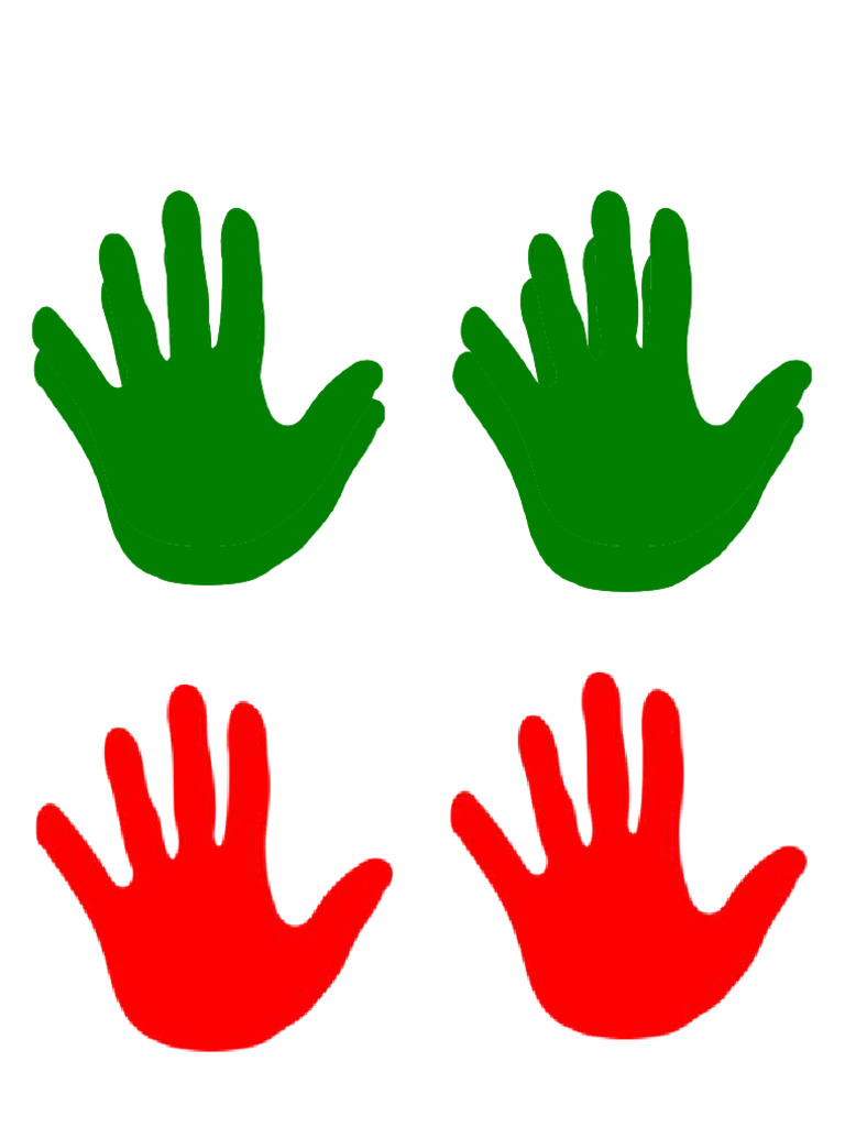 red and green hand | PDF