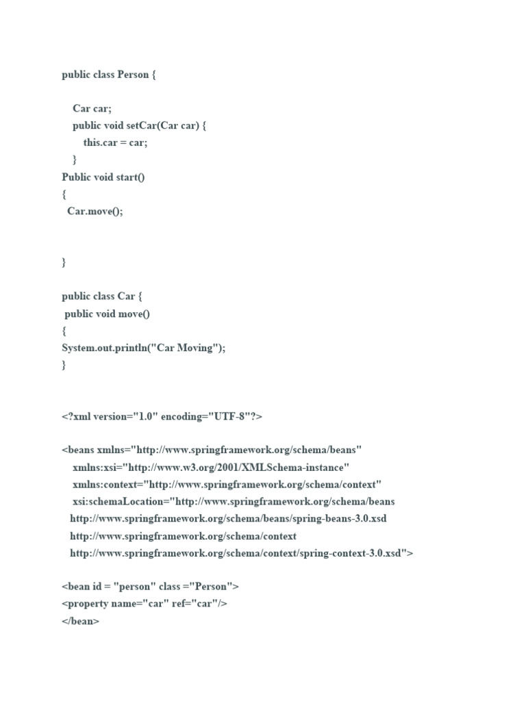 Autowiring | Download Free PDF | Constructor (Object Oriented Programming) | Programming
