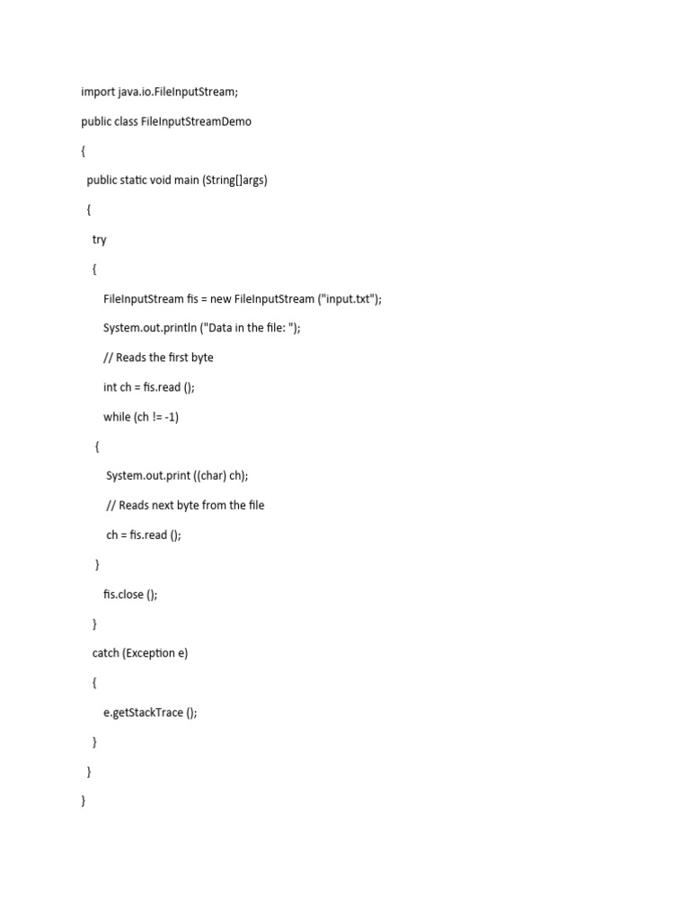 Character Streams | PDF | String (Computer Science) | Text File