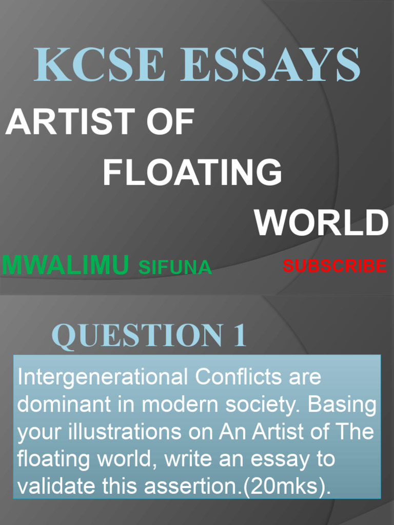 ARTIST OF The Floating World | PDF