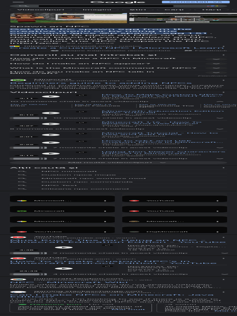 Create NPCs in Minecraft Guide | PDF | Minecraft | Multiplayer Online Games