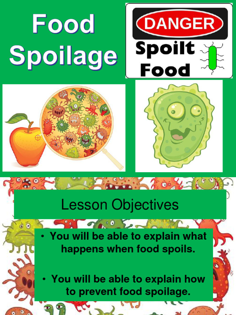 Food Spoilage Presentation | PDF