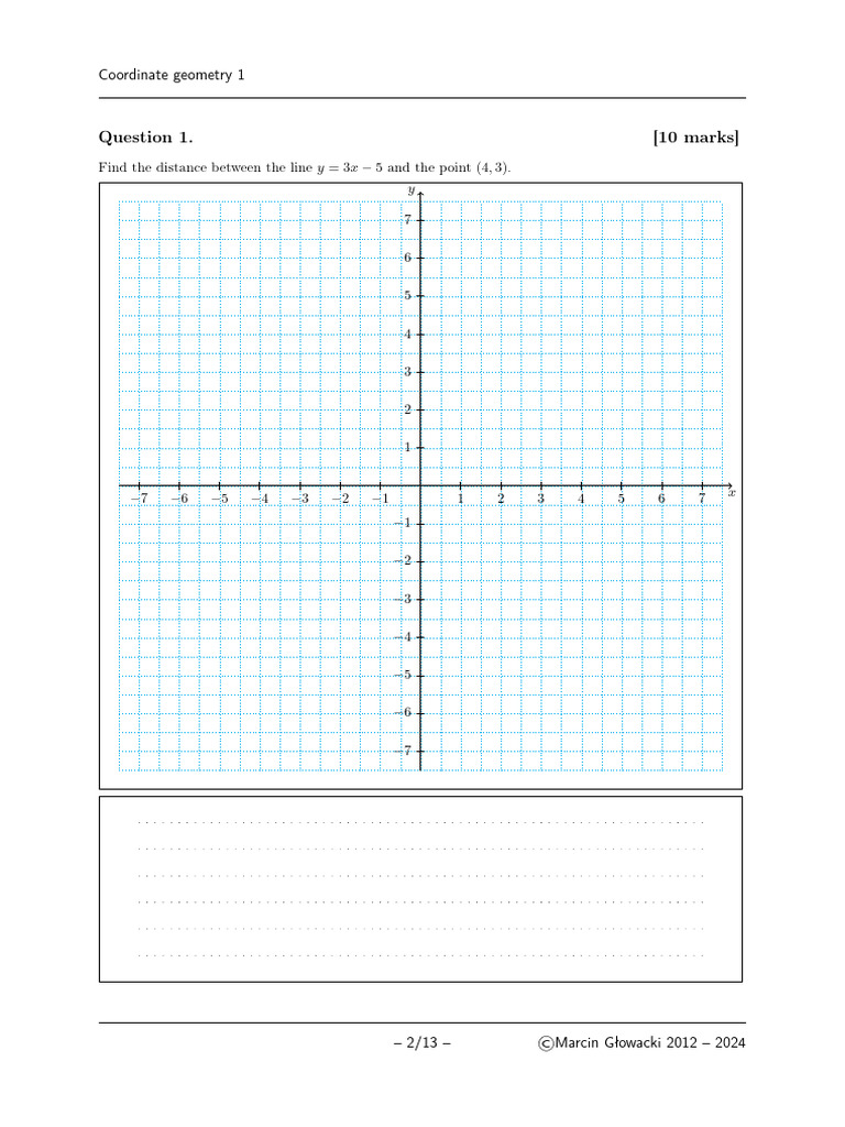 Coordiate Geometry | PDF | Coordinate System | Mathematical Concepts