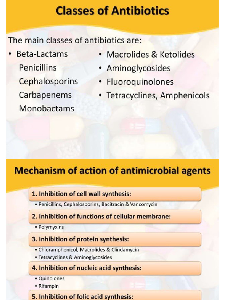 Antibiotics Pdf