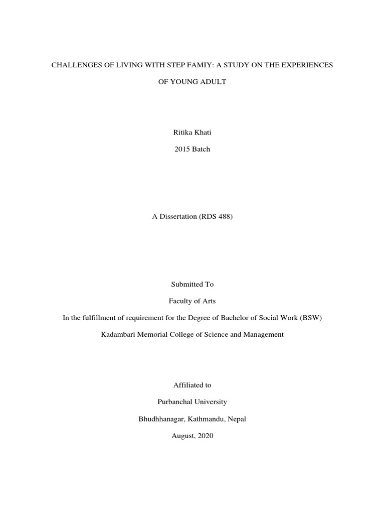 Final Draft Research Paper Ritika Khati | PDF | Attachment Theory | Qualitative Research