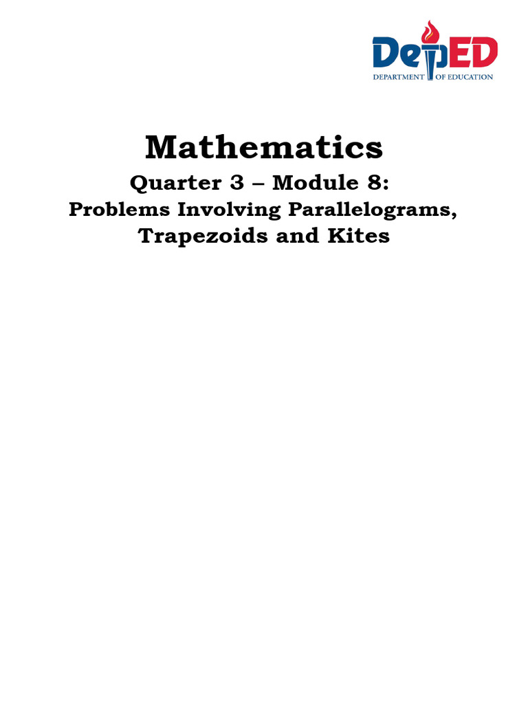 Math9 Q3 Module8 | PDF | Area | Elementary Geometry