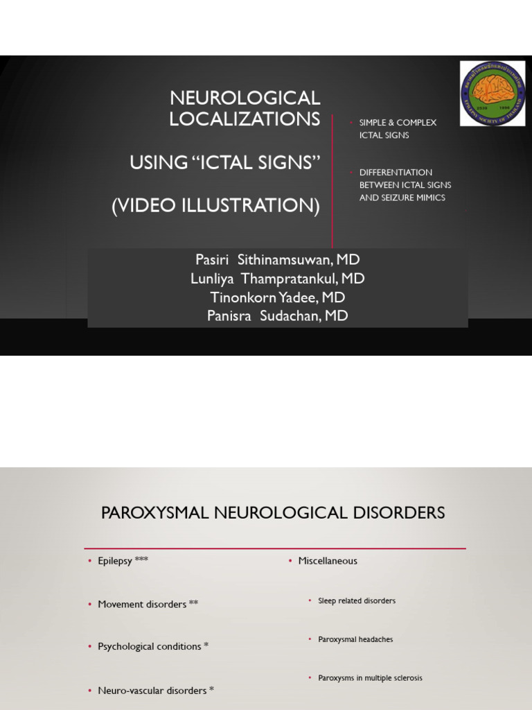 Neurological-localization-usings-ictal-signs_EST2020 (1) | PDF ...