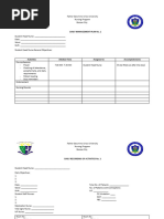 Patient Endorsement Sheet | PDF | Nursing | Medicine