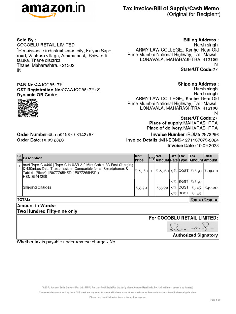 Boat | PDF | Invoice | Payments