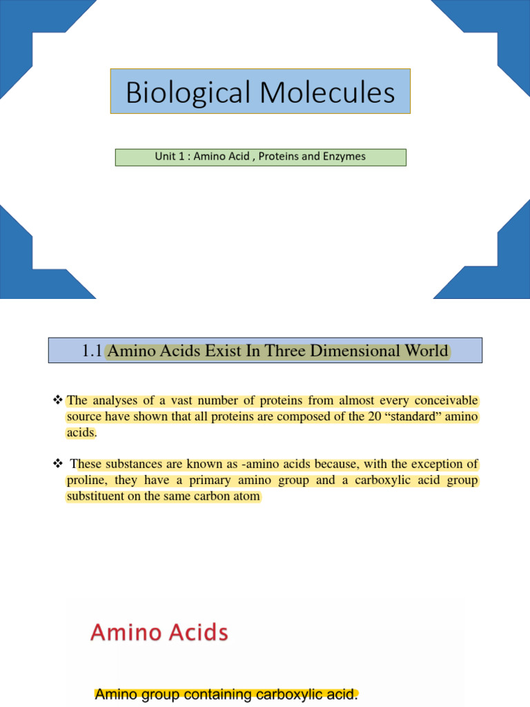 Aa, Protein, Peptide, Enzyme | PDF | Amino Acid | Acid