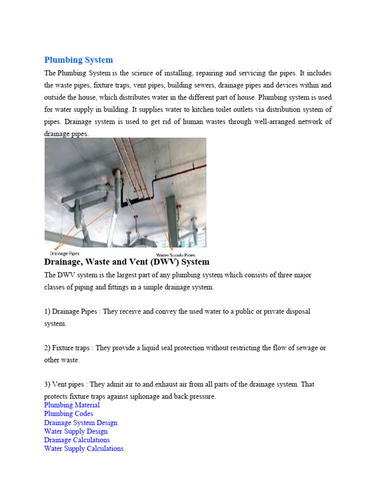 Plumbing Design | PDF | Plumbing | Storm Drain