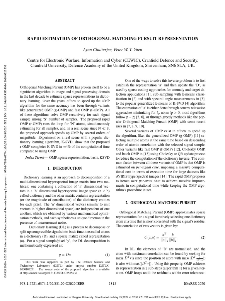 Chatterjee 2020 | Download Free PDF | Matrix (Mathematics) | Algebra