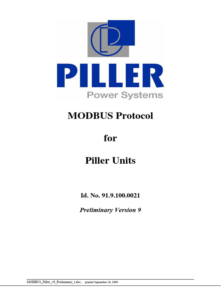 Modbus Piller Pdf Parameter Computer Programming Computer 4832