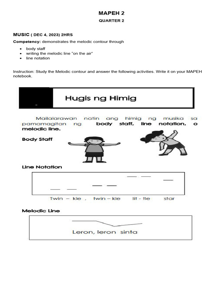 MAPEH 2 Modular Dec 4 2023 | PDF