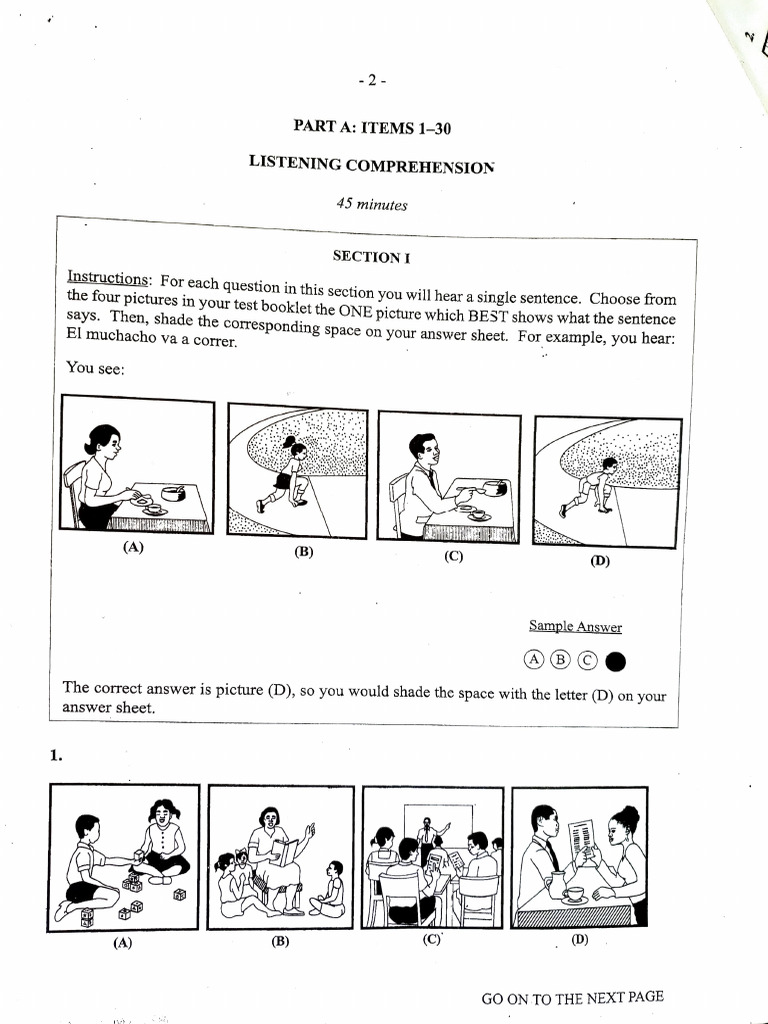 CSEC Spanish 2019 Paper 1 | Download Free PDF | Question | Human ...