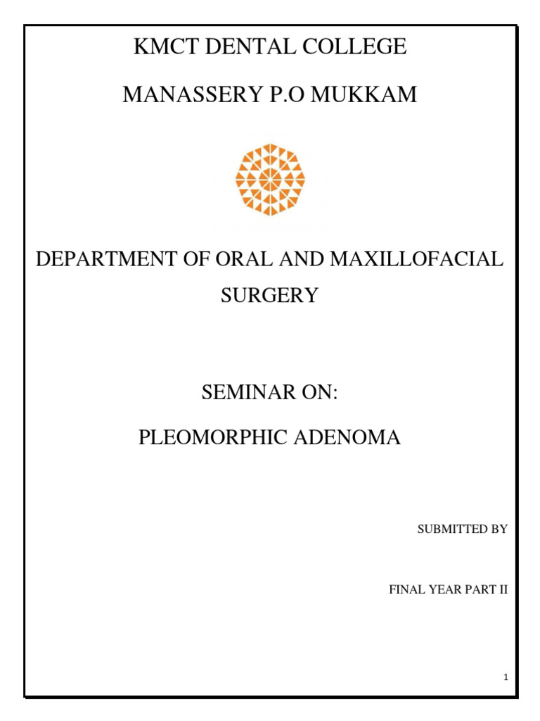 Seminar Omfs BDS | PDF | Clinical Medicine | Anatomy