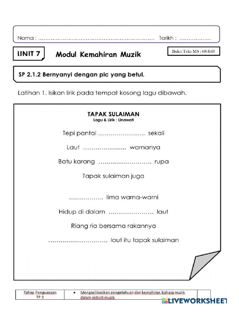 Sambung Lirik Lagu | PDF