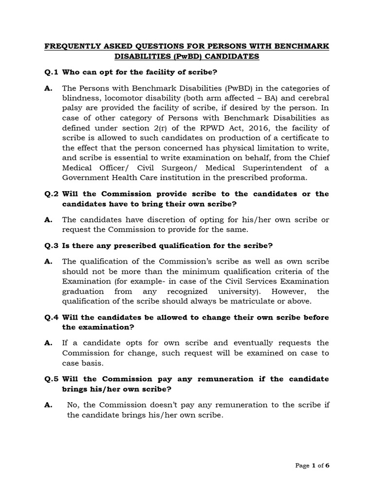 FAQ PWBD | PDF | Justice | Crime & Violence