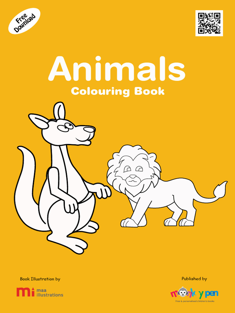 Free Animal Colouring Book PDF | PDF