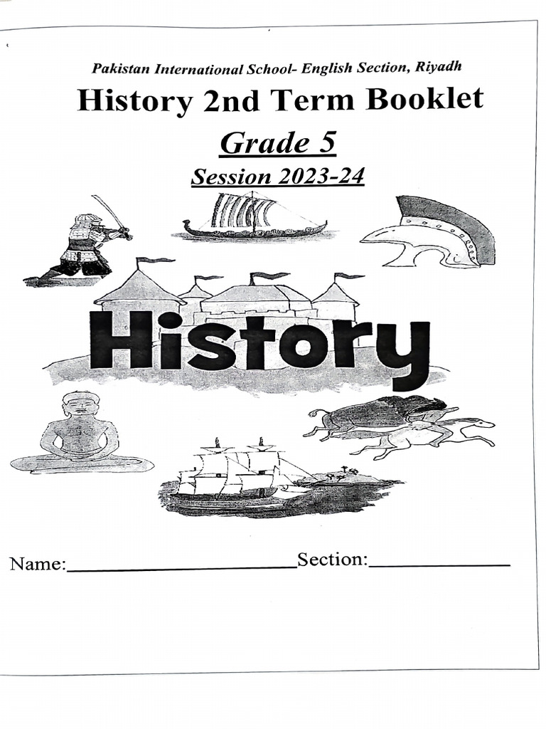 History booklet gr5 | PDF