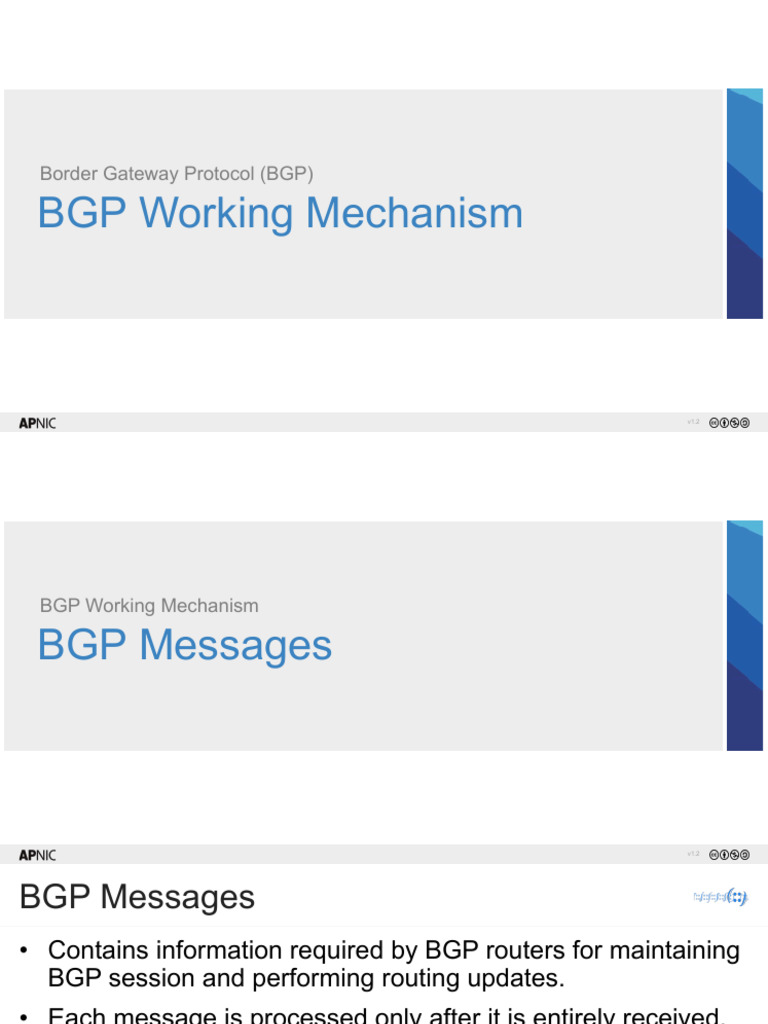 BGP Finite State Machine Overview | PDF | Router (Computing ...