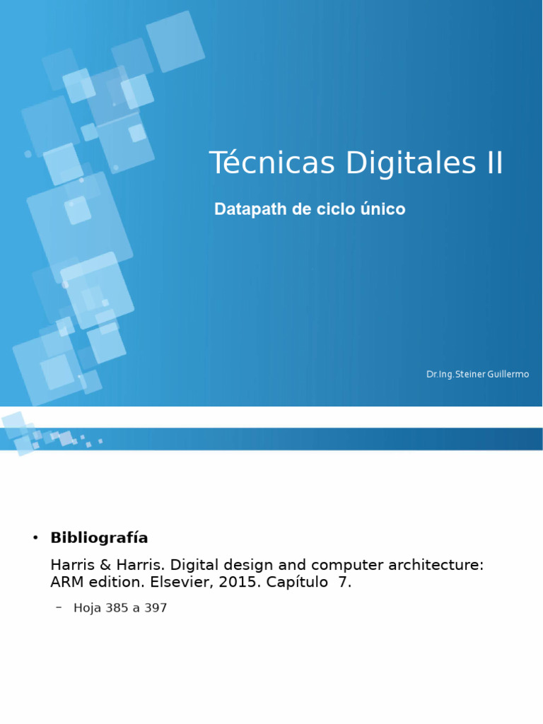 Clase Datapath | Descargar gratis PDF | Microprocesador | Ciencias de la Computación