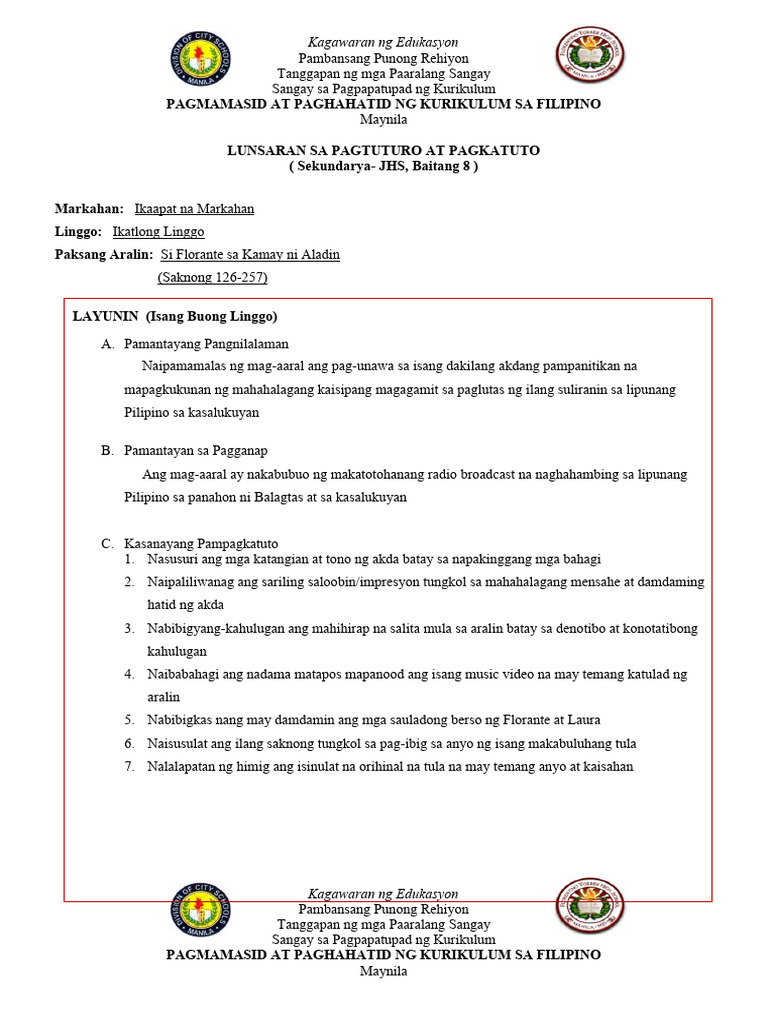 MANAGO-Q4-LINGGO-4 | PDF