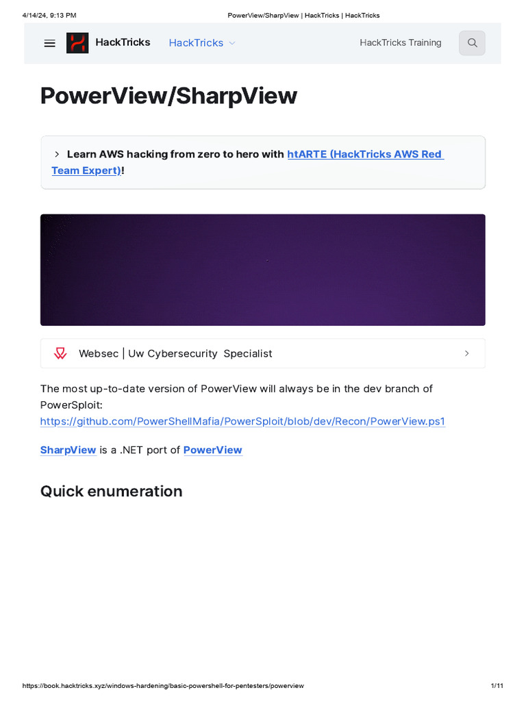 PowerView - SharpView - HackTricks - HackTricks | PDF | Group Policy ...