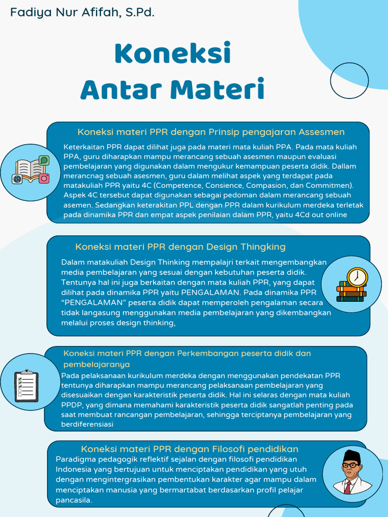 T4 Koneksi Antar Materi PPR | PDF