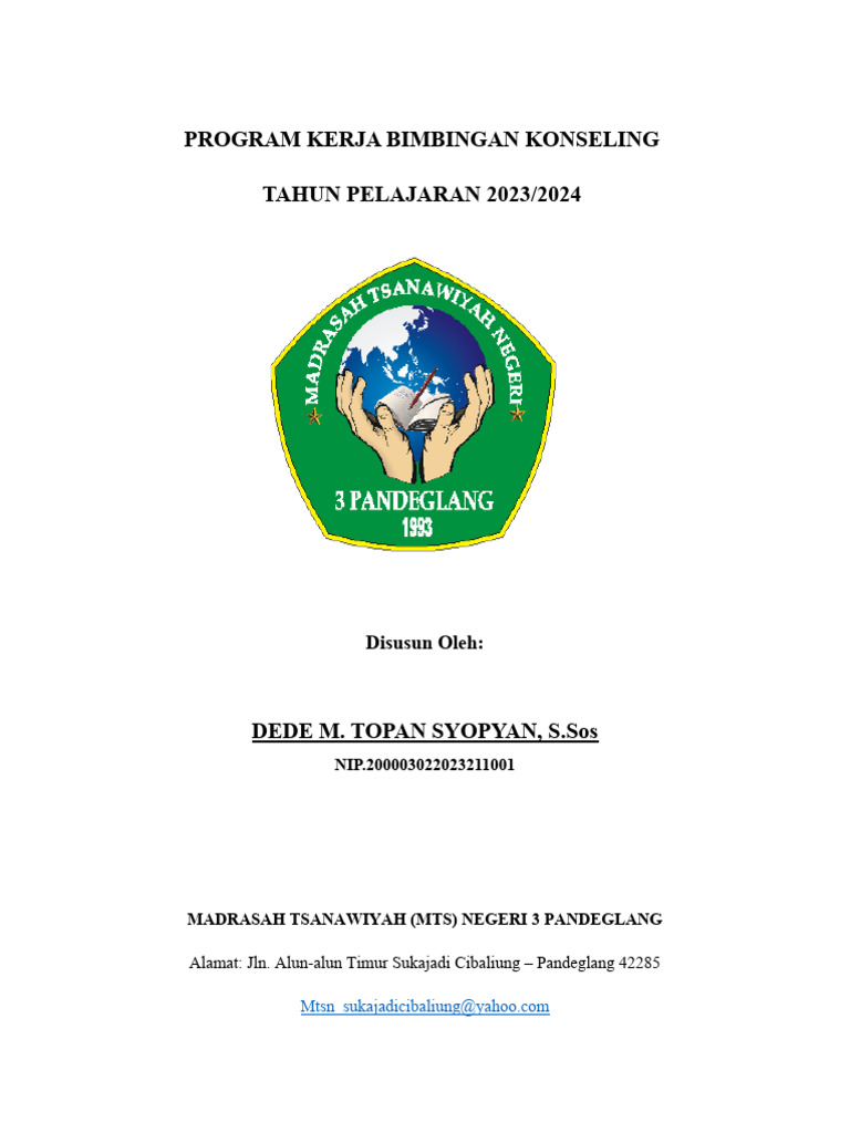 Program Kerja BK Dede | PDF