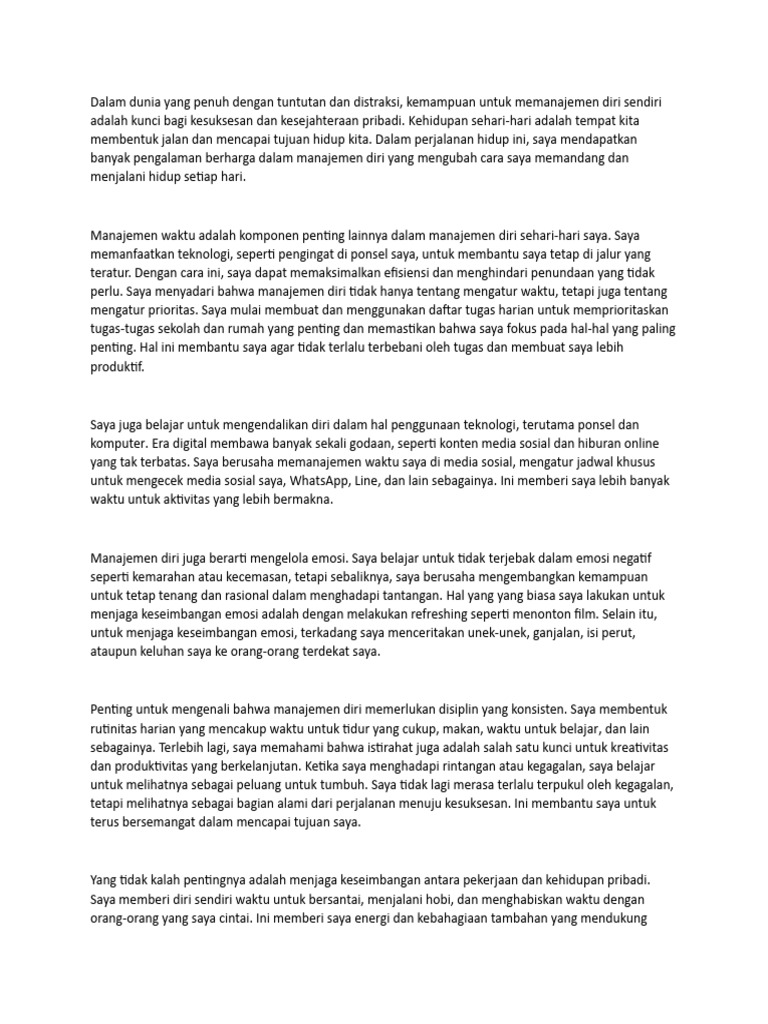 Dalam Dunia Yang Penuh Dengan Tuntutan Dan Distraksi | PDF