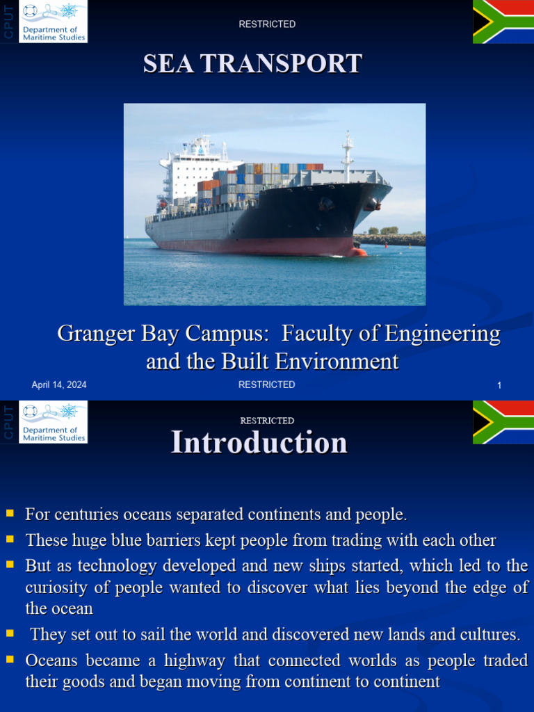 Lecture 1 | PDF | Ships | Transport Lecture 1 | PDF | Ships | Transport