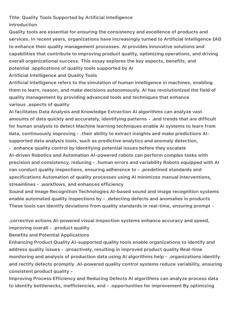 Title Quality Tools Supported by Artificial Intelligence | PDF ...