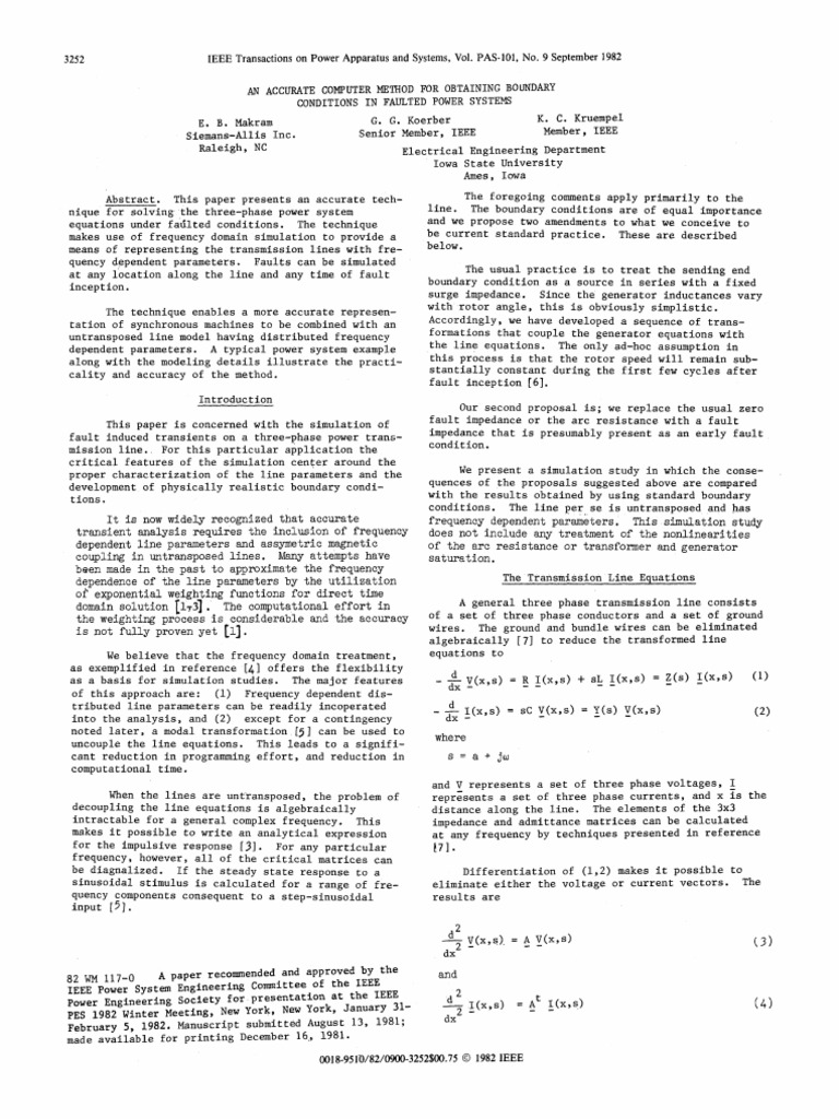 An Accurate Computer Method | Download Free PDF | Electrical Impedance ...