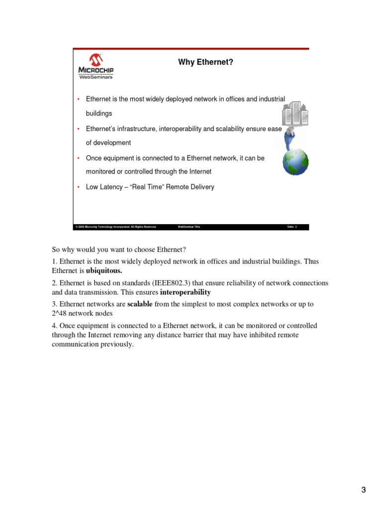 Lecture 7 Embedded Ethernet Controller | PDF | Microcontroller | Computer Network
