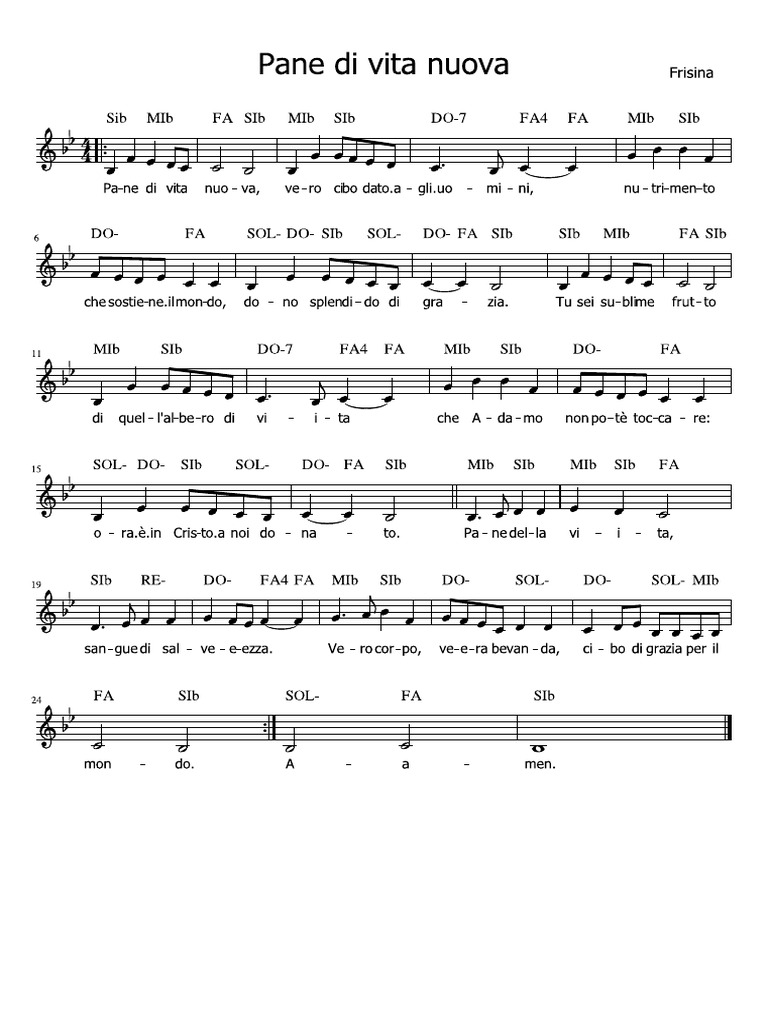 Pane Di Vita Nuova | PDF